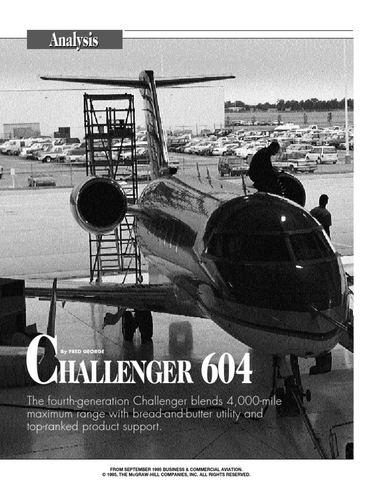 Challenger 604 | PDF | Avionics | Aircraft