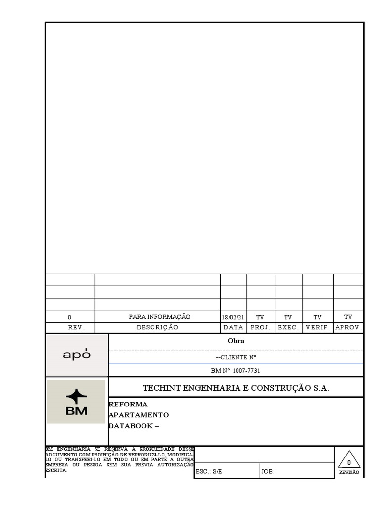 Modelo De Databook Pdf