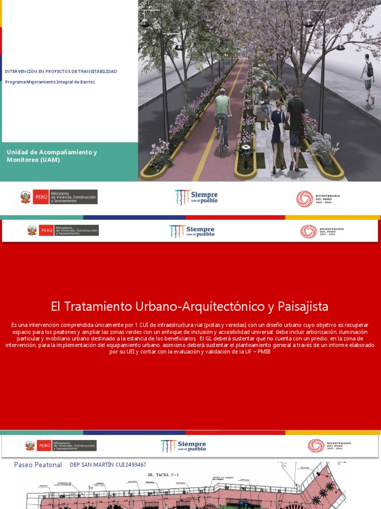 Modelo de Proyecto de Intervención Urbano, Arquitectónica, Paisajista ...