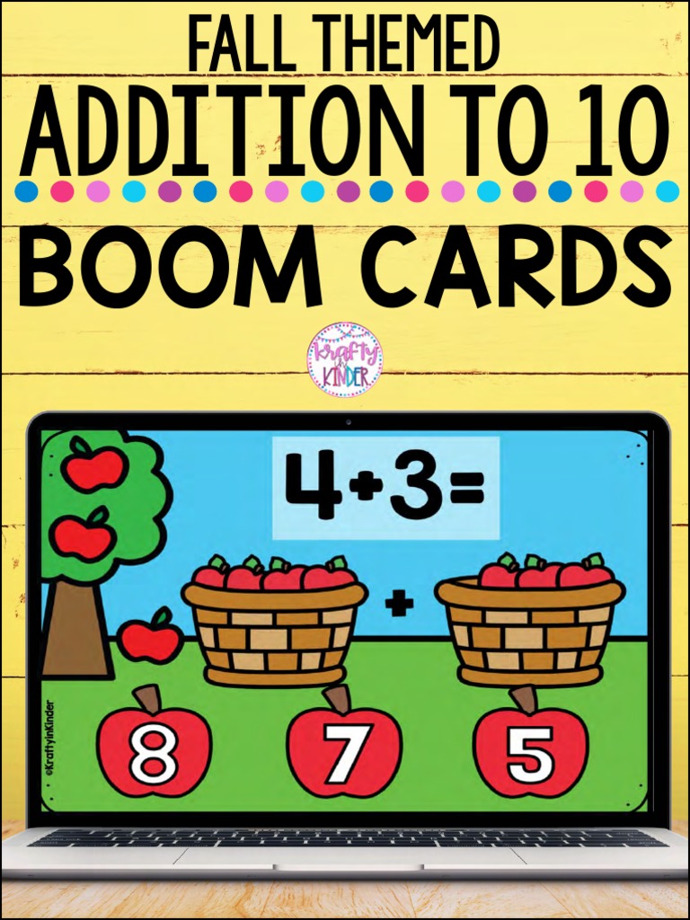Addition To 10: Boom Cards | PDF | Libraries | Software