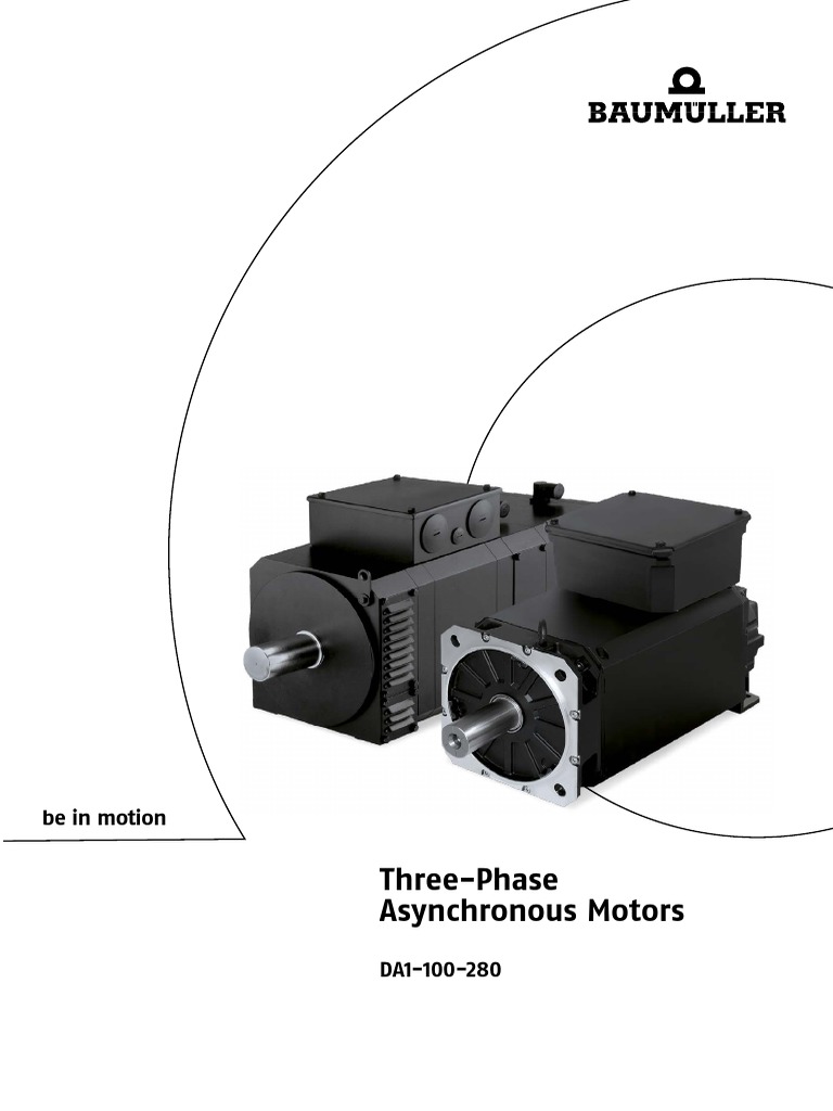 Baumueller Da 100 280 en 1119 | PDF | Electric Motor | Coolant