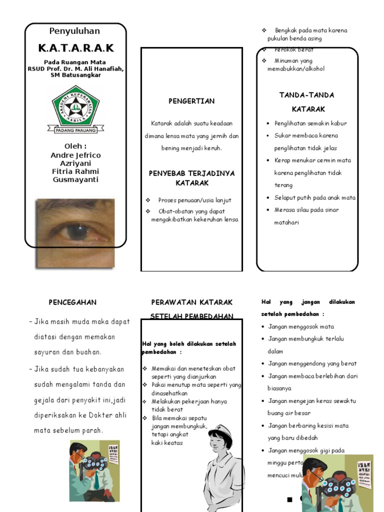 Leaflet Katarak | PDF