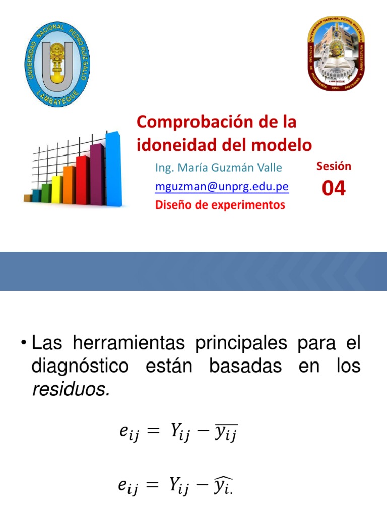Sesión 04 - Comprobación de La Idoneidad Del Modelo | PDF