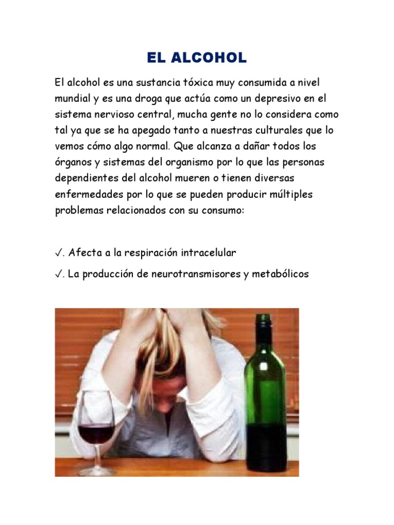 Investigación Sobre El Alcohol | PDF | Alcoholismo | Adolescencia