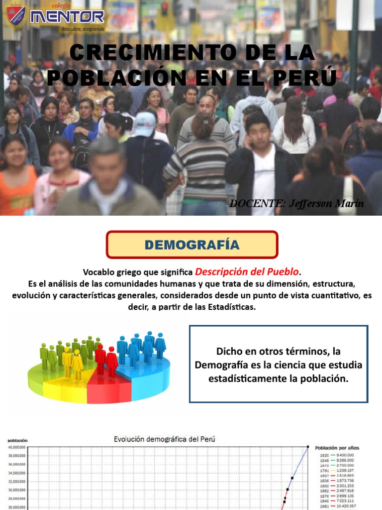 Demografía Del Perú | PDF | Población | Perú