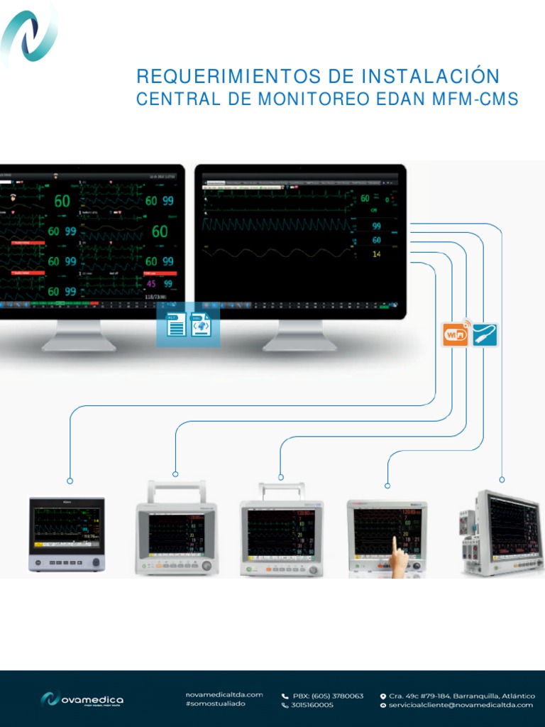 Requerimientos Instalacion Central de Monitoreo Multiparametro | PDF ...