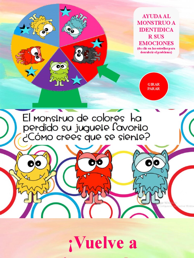 Ruleta Montruo de Las Emociones | PDF
