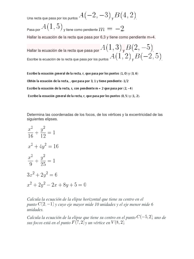 Ejercicios Mate III | PDF