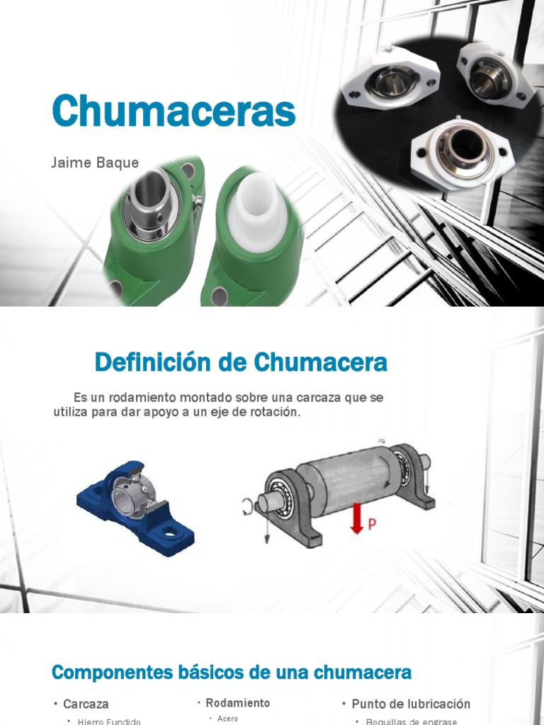 Chumaceras_1911218 | PDF | Rodamiento (Mecánico) | Ingeniería mecánica