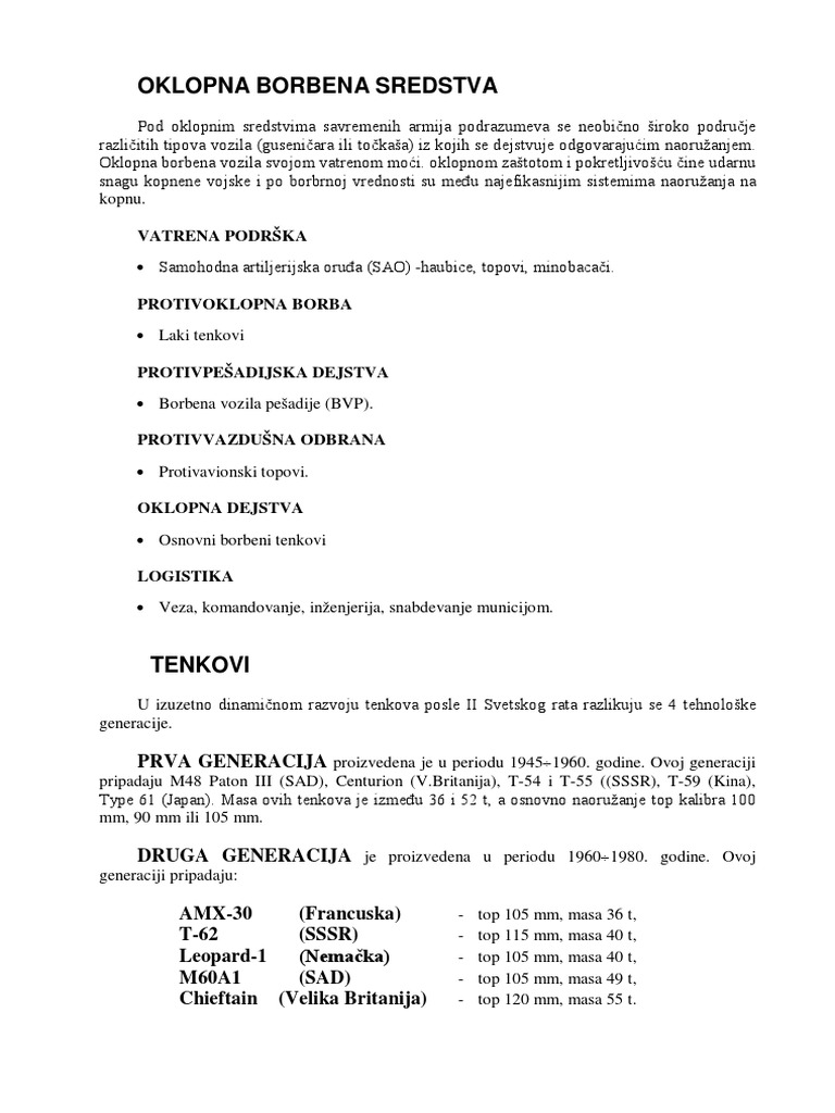 Tenkovi | PDF