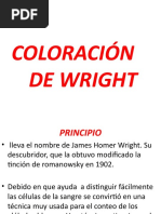 Tinción de Wright: Pasos y Usos | PDF | Tinción | Química