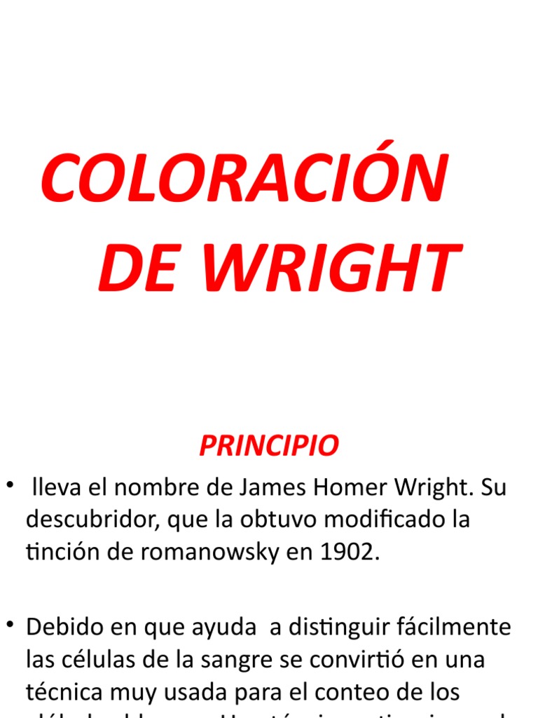 Coloracion de Wright | PDF
