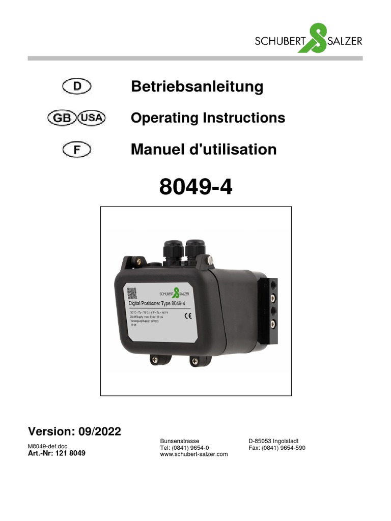 8049-4 - Anleitung - Operating Instructions - Manuel | PDF