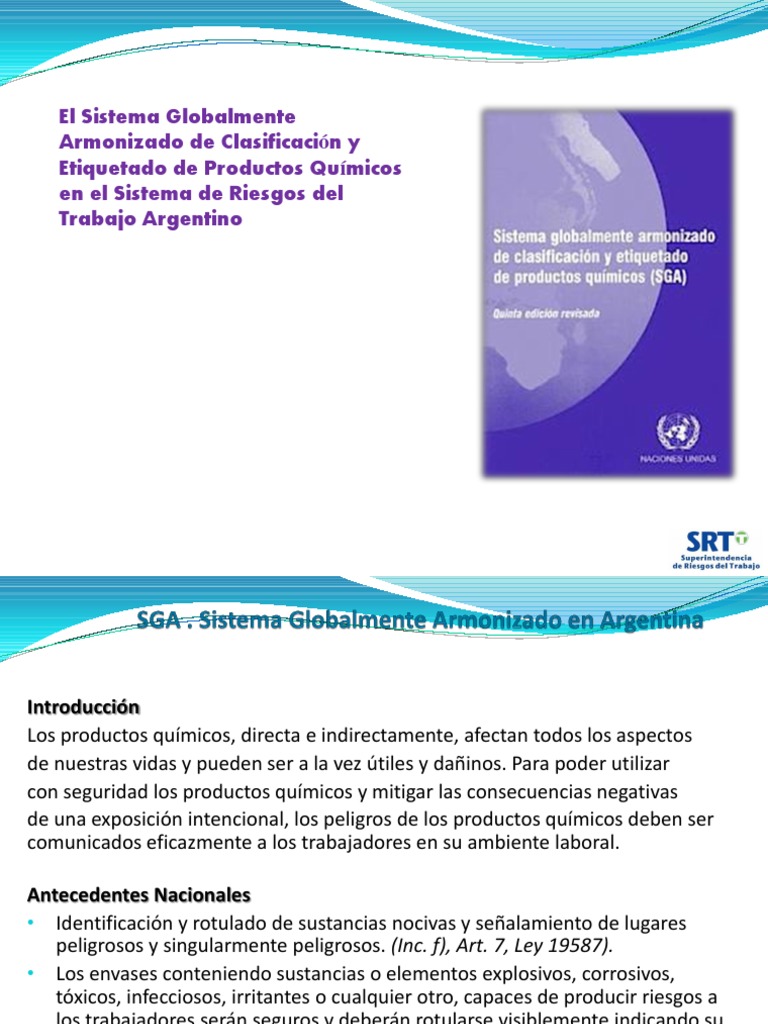 Presentacion SGA | PDF | Toxicidad | Naturaleza