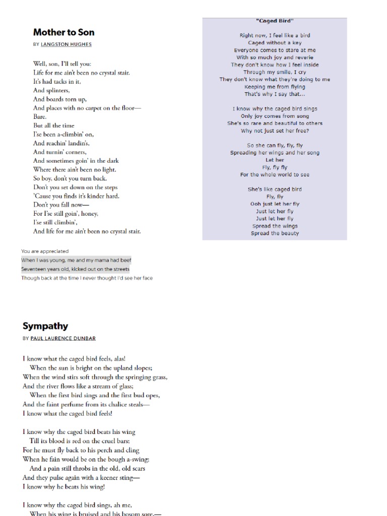Poetry Mashup Lyrics and Poems | PDF