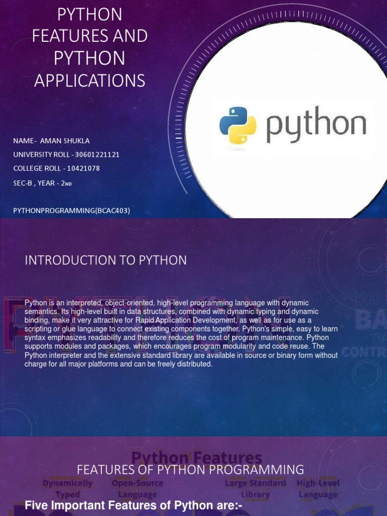 AMAN SHUKLA Python | PDF | Python (Programming Language) | Programming