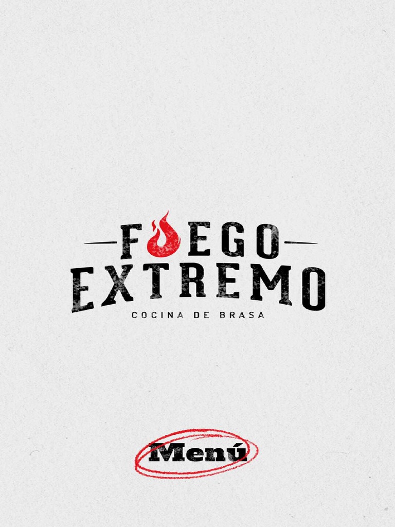 Menu Fuego Extremo Mar22 | PDF