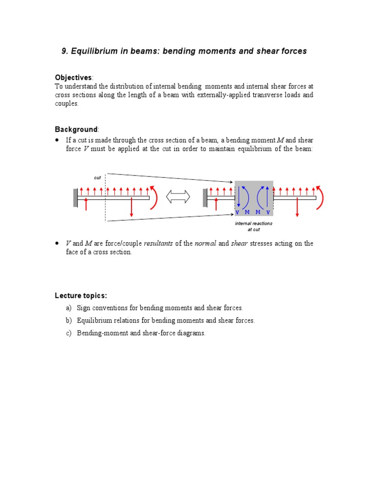 Week 05 | PDF | Bending | Deformation (Mechanics)