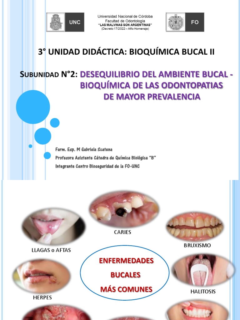 Teórico BBII-Enf. de Caries y Lesiones No Cariosas | PDF ...