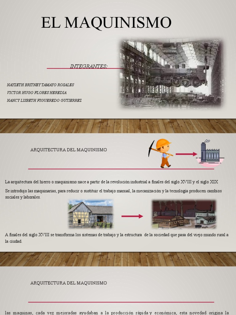 1presentacion Maquinismo (Autoguardado) | PDF | Art Nouveau