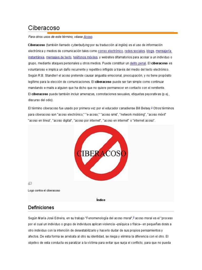 Cyberbullying | PDF | Acoso cibernético | Sicología