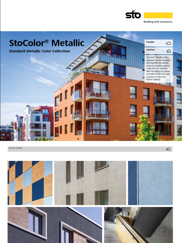CC StoColor Metallic EN Web S962 | PDF | Color | Electromagnetic Radiation