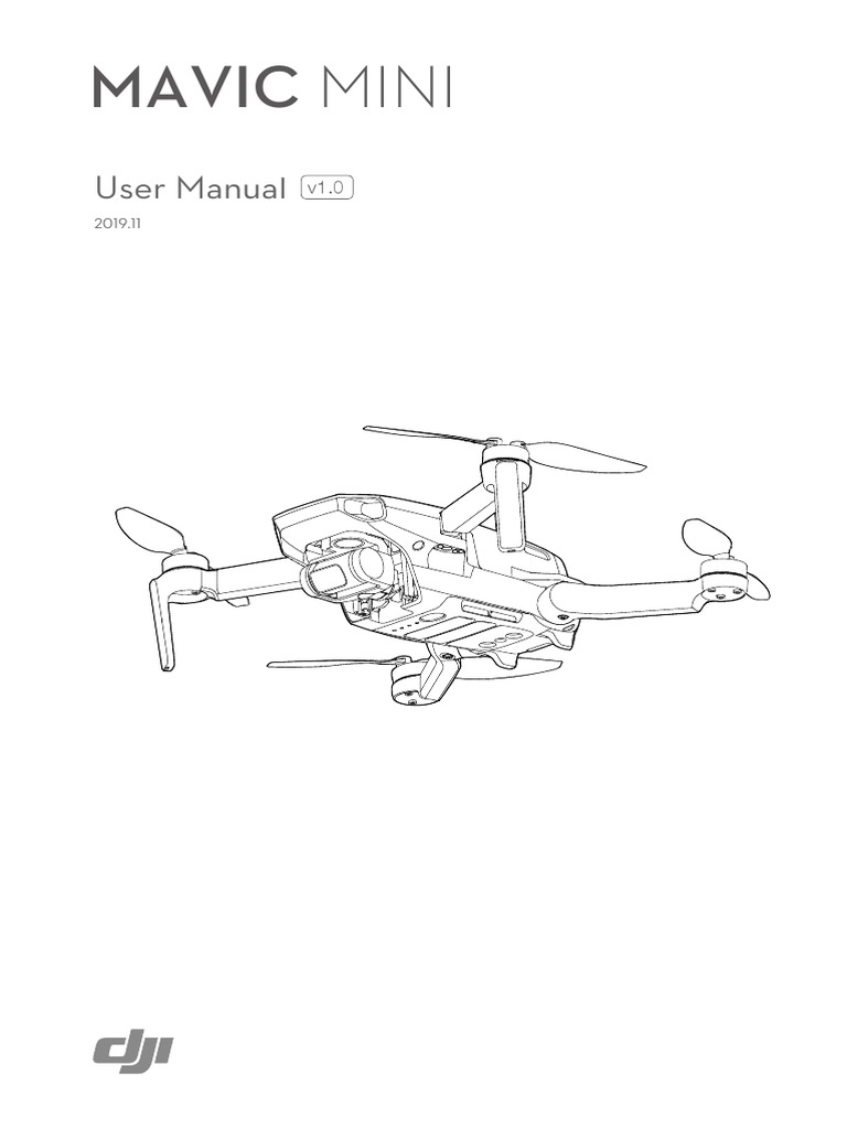 Dji Mavic Mini User Manual | PDF | Battery Charger | Propeller