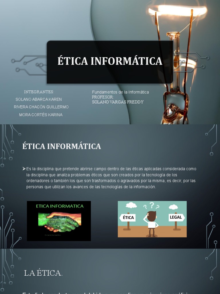 Ética en Informática y Tecnología | PDF | Cibercrimen | Informática