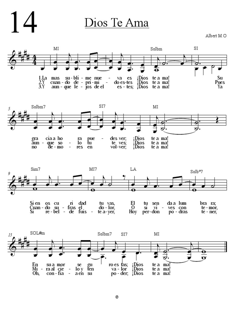14 Dios Te Ama | PDF