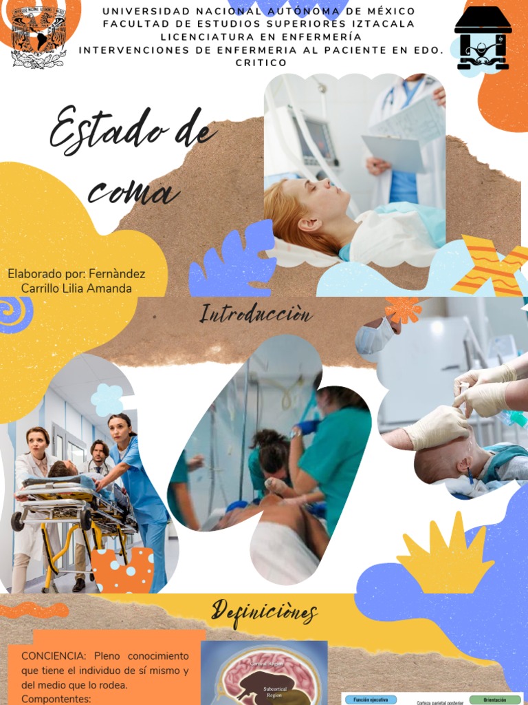 Intervenciones de Enfermería en Coma | PDF | Coma | Conciencia