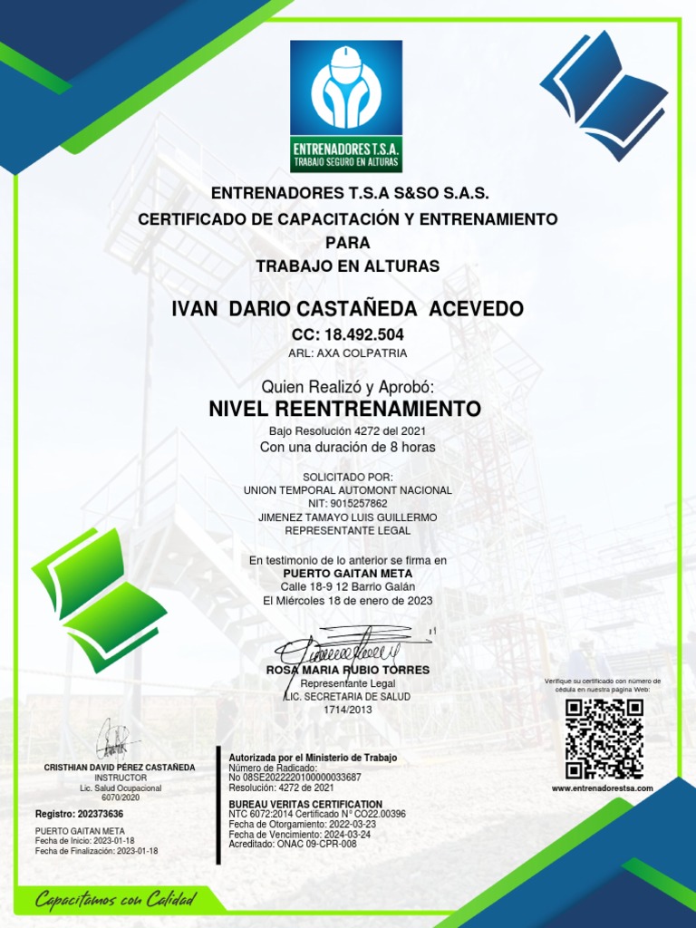 IVAN CASTAÑEDA REENTRENAMIENTO 4272 Reg202373636 | PDF