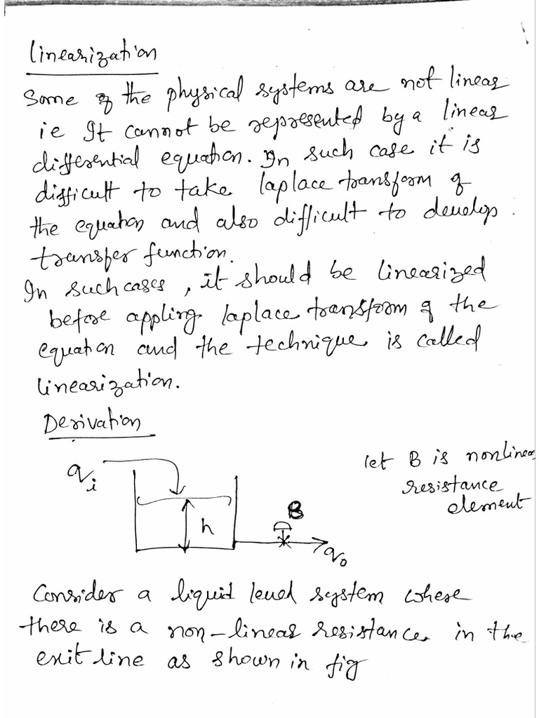 Linearization Pdf
