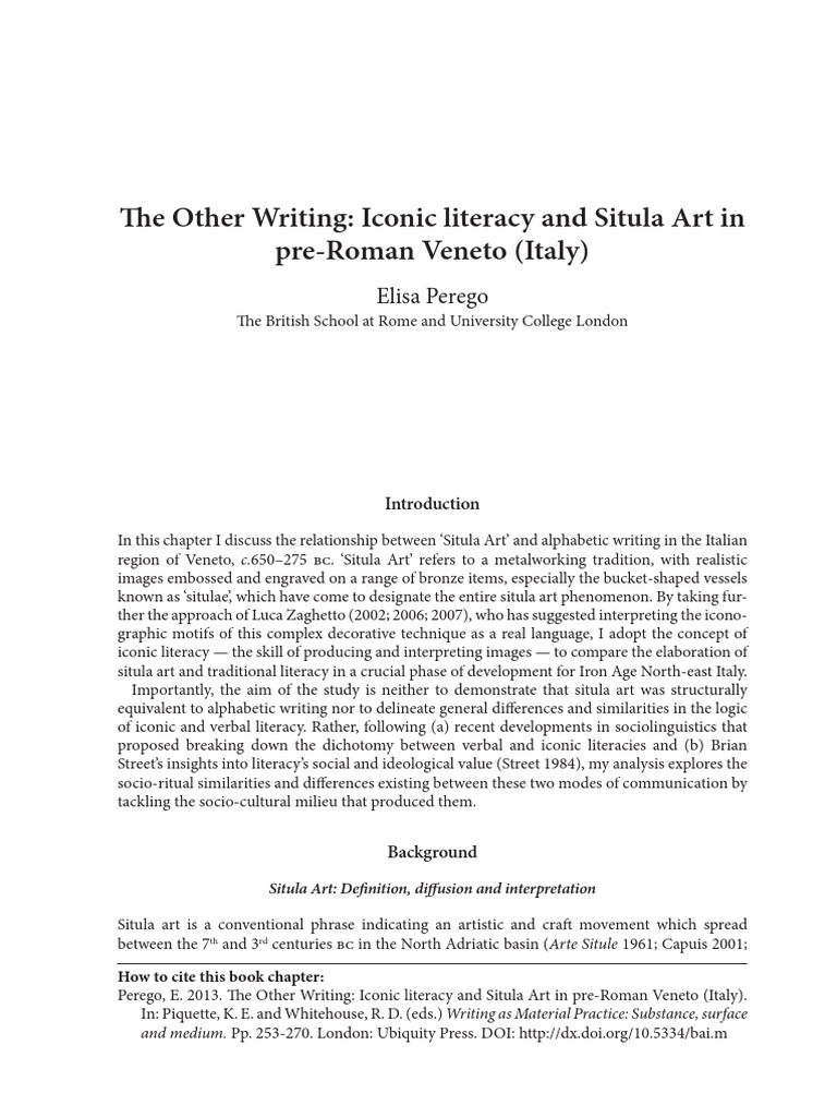 Writing As Material Practice. | PDF | Epigraphy | Literacy