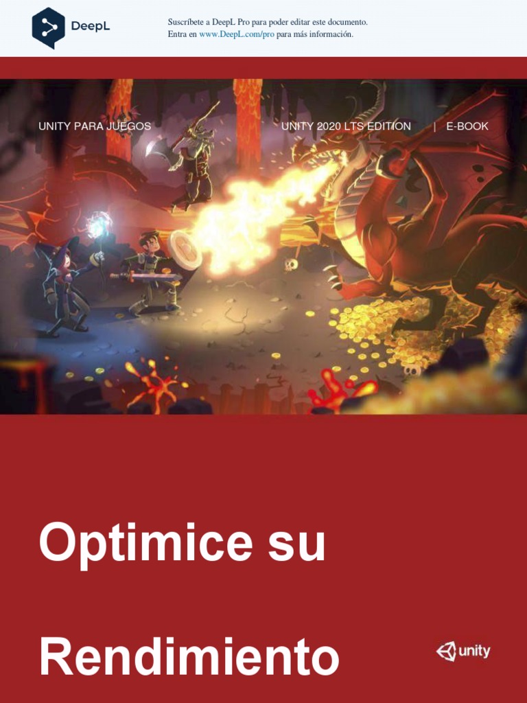 Unityoptimization Es Pdf Unidad Motor De Juego Android Sistema