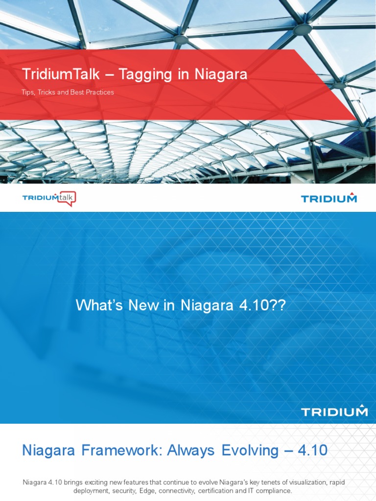 Tagging Best Practices in Niagara 4.10 | PDF | Computer Programming ...