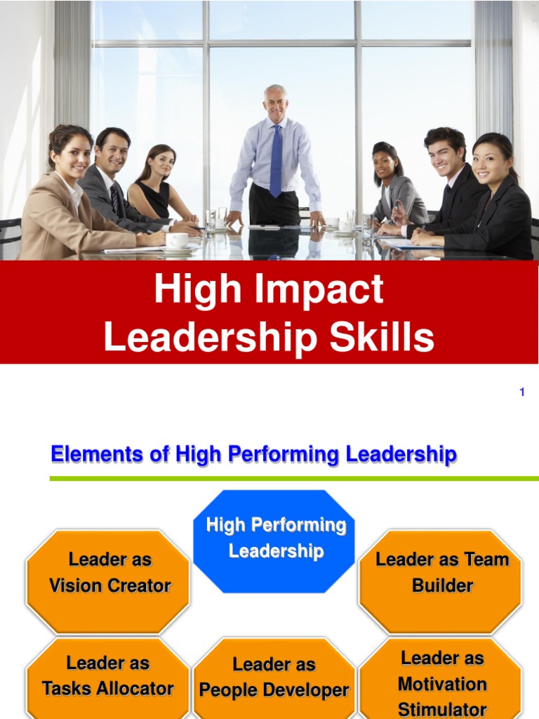 High Impact Leadership Skills Guide | PDF | Leadership | Motivational