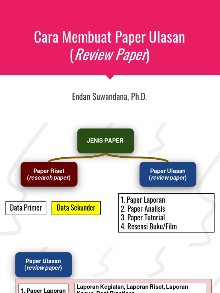 3 Cara Membuat Paper Ulasan (Review Paper) | PDF