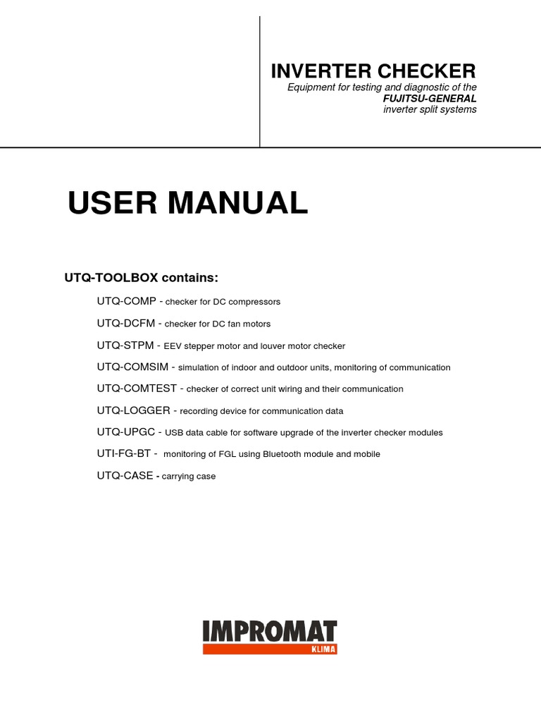 Inverter Checker en 2015 | PDF | Electric Motor | Electrical Connector
