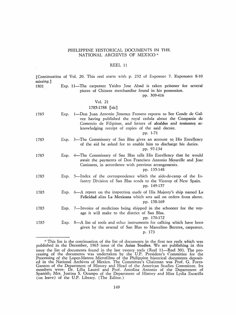 Philippine Historical Documents Archives Mexico | PDF | Manila ...