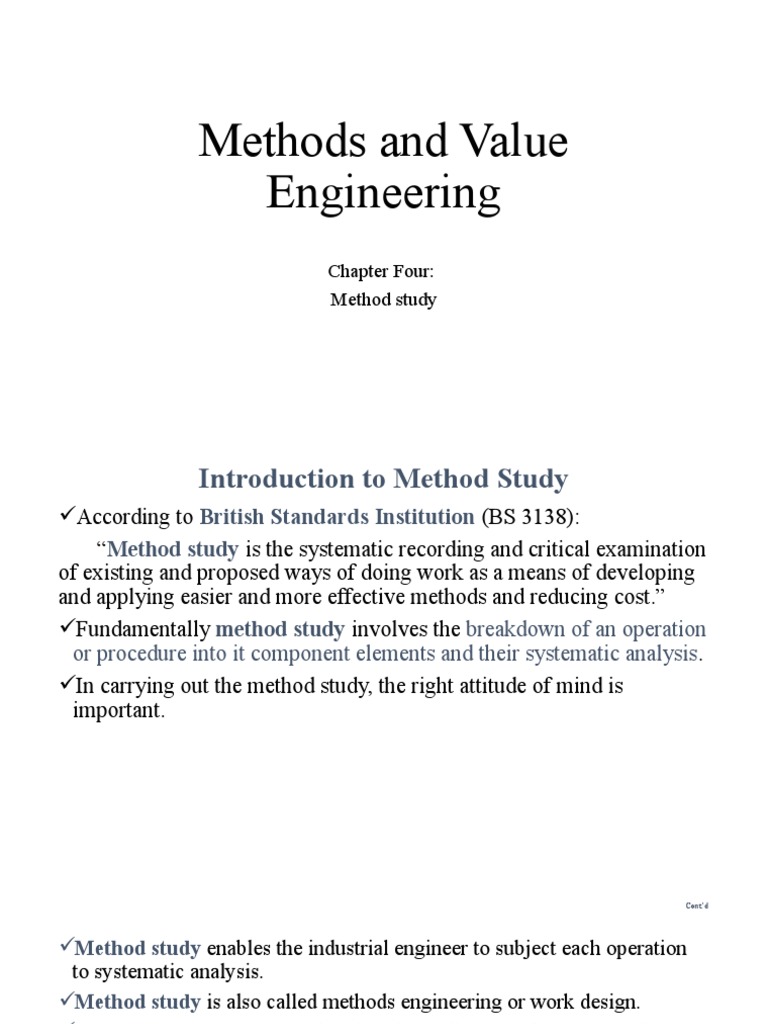 Chapter Four. Method Study | PDF | Information | Analysis