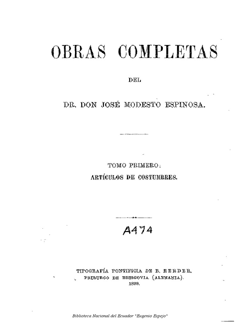(11b) José Modesto Espinosa | PDF | Monasterio