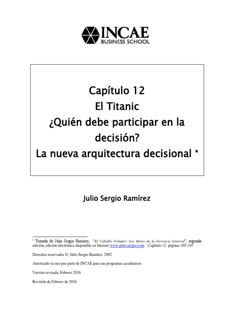 La Arquitectura Decisional | PDF La Arquitectura Decisional | PDF