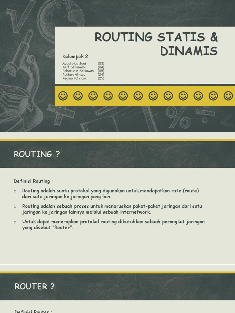 Routing Statis & Dinamis | PDF