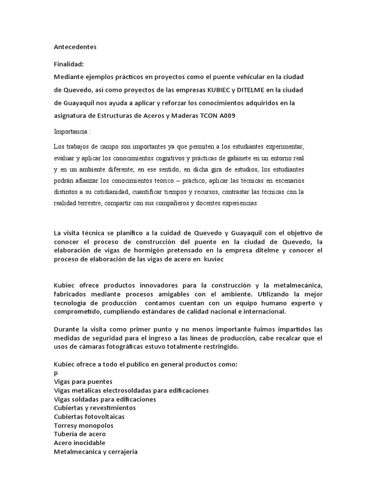 Vigas Kubiec | PDF | Acero | Hormigón