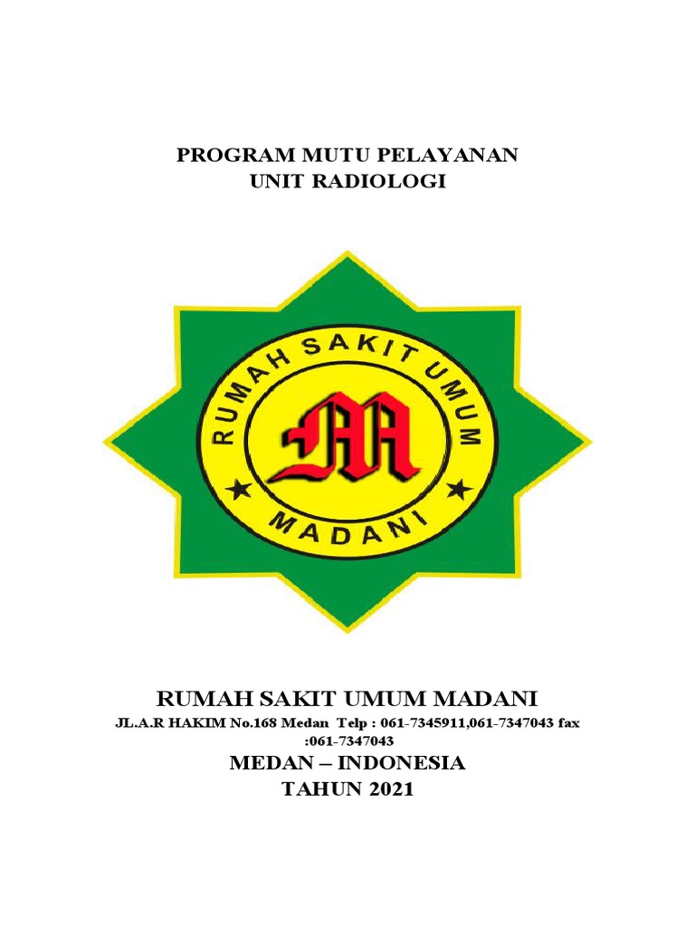 Program Mutu Pelayanan Unit Radiologi | PDF