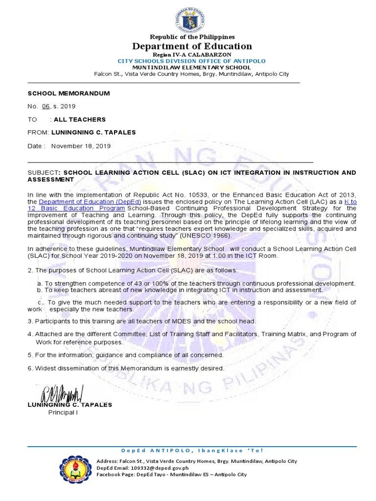 SLAC SESSION On ICT Integration | PDF | Educational Technology | Teachers