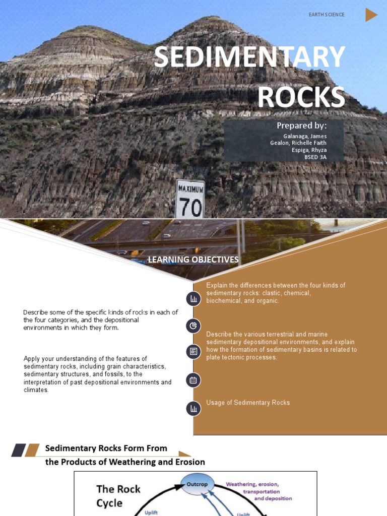 Types of Sedimentary Rocks Explained | PDF | Sedimentary Rock | Clastic ...