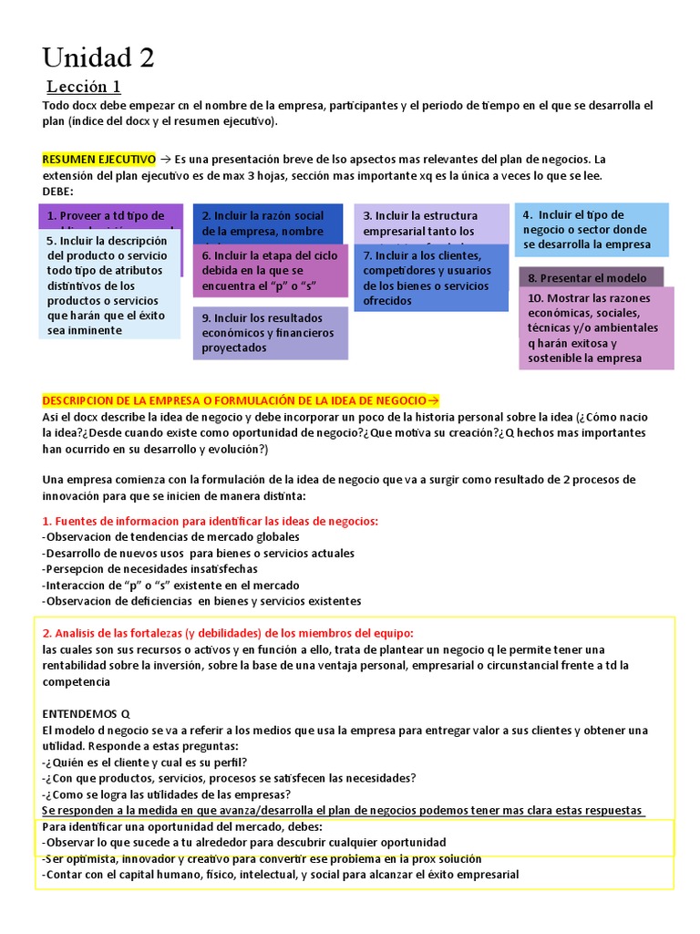 Unidad 2 Leccion 1 | PDF | Marketing | Producto (Negocio)