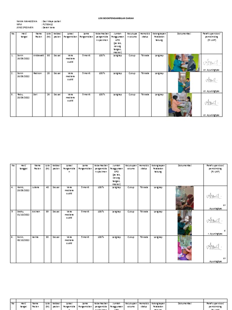 LOGBOOK Versi Scan | PDF