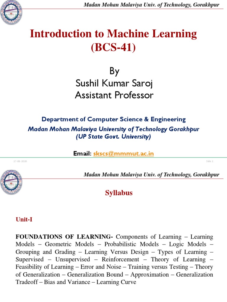 Machine Learning Pdf Machine Learning Cognitive Science